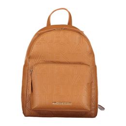 Mario Valentino Brauner Polyurethan Damen-Rucksack