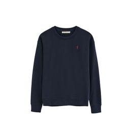 Sweatshirt marineblau im Regular Fit mit Rigby Go Stickerei