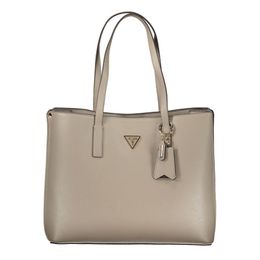 Guess Jeans Grau Polyurethan Damenhandtasche