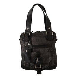 WAYFARER Schwarze Schultertasche mit bedrucktem Logo