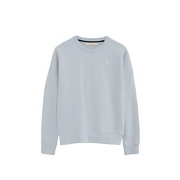 Sweatshirt hellblau im Regular Fit mit Rigby Go Stickerei