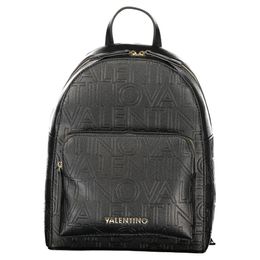 Mario Valentino Schwarzer Polyurethan Damen-Rucksack