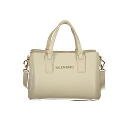 Mario Valentino Beiger Polyurethan Damenhandtasche