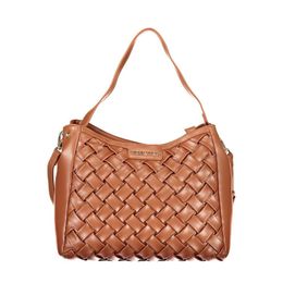 Mario Valentino Braune Polyurethan Damenhandtasche