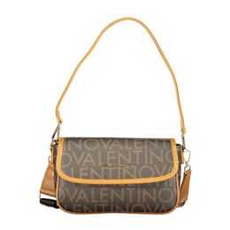Mario Valentino Braune Polyurethan Damenhandtasche