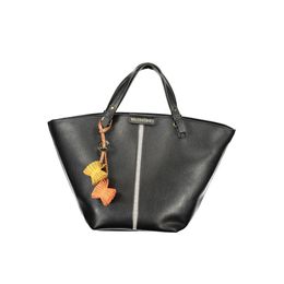 Mario Valentino Nero Polyurethan Damenhandtasche