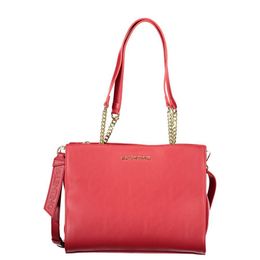 Mario Valentino Rosso Poliurethan Damenhandtasche