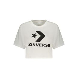Converse Wei&szlig;es Baumwoll Damen T-Shirt