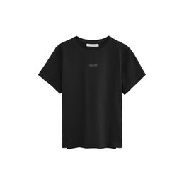 Kurz&auml;rmliges T-Shirt schwarz im Regular Fit mit Polo Club Stickerei