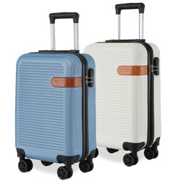 Hartschalenkabine, 36 x 22 x 56 cm, ABS-Koffer, geeignet f&uuml;r Easyjet, Ryanair, Wizzair