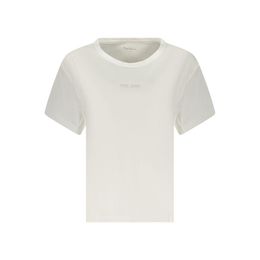 Pepe Jeans Wei&szlig;es Baumwoll-T-Shirt f&uuml;r Damen