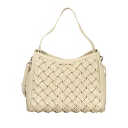 Mario Valentino Beiger Polyurethan Damenhandtasche
