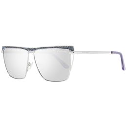 Guess By Marciano Marciano von Guess Silberne Metallsonnenbrille