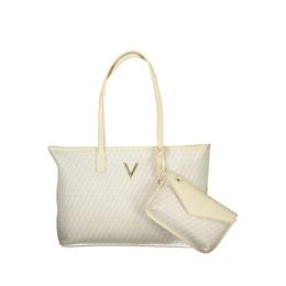 Mario Valentino Beigefarbene Polyurethan Damen-Handtasche