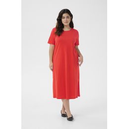 Kaffe Kleid A-shape Grenadine orange