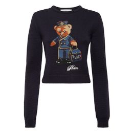 Philipp Plein Pullover Rundhalsausschnitt Ls Teddy