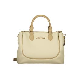 Mario Valentino Beiger Polyurethan Damenhandtasche