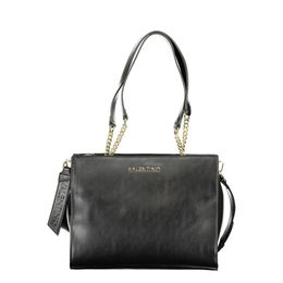 Mario Valentino Schwarze Polyurethan Damen Tasche
