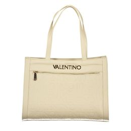 Mario Valentino Beige Polyurethan Damenhandtasche mit mehreren Taschen