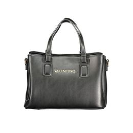 Mario Valentino Schwarze Polyurethan Damenhandtasche