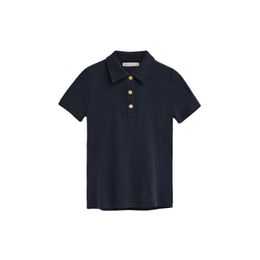 Poloshirt marineblau mit maritimen Polo Club Kn&ouml;pfen