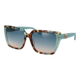 Guess By Marciano Marciano von Guess T&uuml;rkisfarbene Acetat-Sonnenbrille