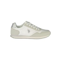 U.S. Polo Assn. Wei&szlig;e Polyurethan Damen-Sneaker