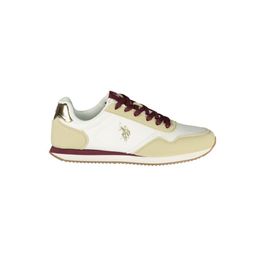 U.S. Polo Assn. Wei&szlig;e Polyurethan Damen Sneaker