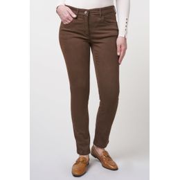Twigie gef&auml;rbte Shape-On Straight Jeans | Nougat
