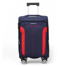 Weicher Kabinenkoffer 36,5 x 23,5 x 58 cm Nylon 900D Passend f&uuml;r Easyjet, Ryanair, Wizzair Integriertes Schloss