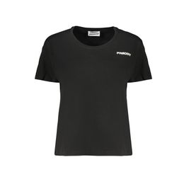 Freddy Schwarzes Baumwoll Damen T-Shirt