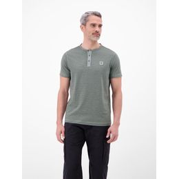 Kurzarmshirt Lerros, Jungen, Gr. L, storm grau, Jersey, Obermaterial: 100% Baumwolle, unifarben, normal h&uuml;ftbedeckend, Rundhals, Shirts, mit Serafino-Kragen