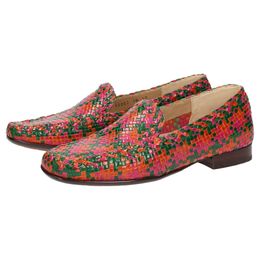 Slipper Sioux "Cordera", Damen, Gr. 39.5 (UK 6), bunt (mehrfarbig), Obermaterial: 100% Ziegenleder goatskin. 100% Gummi rubber., Schuhe Slipper