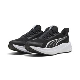 Sneaker Puma "Dasher Lite SLIPTECH Jr Jugendliche", Jungen, Gr. 37,5, schwarz, wei&szlig;, Obermaterial: Synthetik, Textil. Futter: Textil. Innensohle: Textil. Laufsohle: Gummi, Schuhe Sneaker