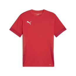 Fu&szlig;balltrikot Puma "TEAMGOAL MATCHDAY JERSEY", Herren, Gr. XL, Puma rot, Puma wei&szlig;, fast rot, Interlock, Obermaterial: 100% Polyester, unifarben, regular fit normal, Rundhals, Trikots Fu&szlig;balltrikot, Trikot, f&uuml;r Sportmode und Streetwear, mit Rundhalsausschnitt