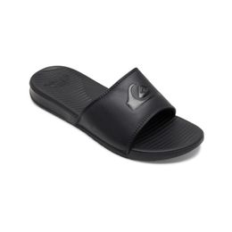 Sandale Quiksilver "Bright Coast", Herren, Gr. 10 (43), schwarz (solid schwarz), Obermaterial: Synthetikmaterial / Futter: Textil / Au&szlig;ensohle: EVA., Schuhe Sandale