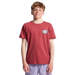 T-Shirt Quiksilver "Heritage", Jungen, Gr. 14, rot (burnt russet), Obermaterial: 70% Baumwolle, 30% Baumwolle., Shirts T-Shirt