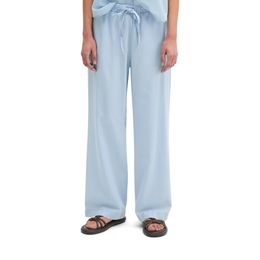 Marc O'Polo Chinohose MARC O'POLO "mit Tencel&trade; Lyocell", Damen, Gr. 32, Normalgr&ouml;&szlig;en, light blau, Denim/Jeans, Obermaterial: 82% Baumwolle, 18% Lyocell, unifarben, loose fit lang, Hosen Chinohose
