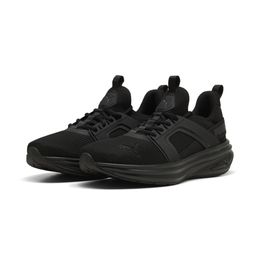 Sneaker Puma "SOFTRIDE Enzo 6 Sneakers Erwachsene", Herren, Gr. 36, schwarz flat schwarz gray, Obermaterial: Synthetik, Textil. Futter: Textil. Innensohle: Textil. Laufsohle: Gummi, Schuhe Sneaker