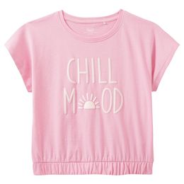Yigga M&auml;dchen T-Shirt mit gro&szlig;em Print