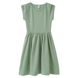 Yigga M&auml;dchen Kleid mit Strukturstreifen