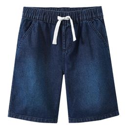 Yigga Jungen Pull-On Jeans-Shorts mit Tunnelzug