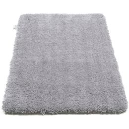Badematte Tom Tailor HOME "Cozy Bath UNI, Badvorleger, Badezimmer Teppich", grau, H:27mm, Polyester, Badematten, Badematte, Badteppich, Uni Farben, rechteckig, in rund & oval erh&auml;ltlich