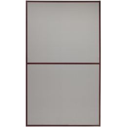 Insektenschutz-Fensterrahmen Hecht INTERNATIONAL "MASTER SLIM XL", braun (rahmen: braun gewebe: anthrazit), B:130cm H:220cm, Insektenschutzgitter, BxH: 130 x 220 cm