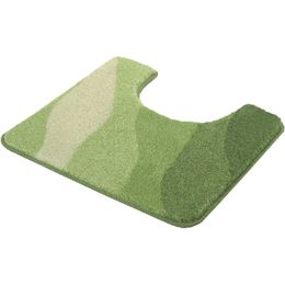 Badematte Kleine Wolke "Malena, Badvorleger, Badezimmer Teppich", gr&uuml;n (minze), H:20mm, Polyacryl, Badematten, Badematte, Badteppich, modernes Wellen Design, Farbverlauf, waschbar