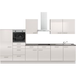 K&uuml;chenzeile Nobilia "Flash I", NEU: individuell anpassbar mit gratis Profi-Beratung", grau (k&uuml;che: grau, korpus: seidengrau, arbeitsplatte: beton schiefergrau nachbildung), B:360,3cm H:216,6cm T:60cm, Komplettk&uuml;chen-Sets, K&uuml;chenzeile, vormontiert, Breite 360 cm, Ausrichtung w&auml;hlbar, wahlw. mit E-Ger&auml;ten