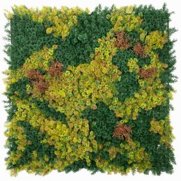 Kunstpflanze "Pflanzenwand 100x100", gr&uuml;n (moos, gr&uuml;n), B:100cm H:100cm, Kunststoff, PRIMAFLOR-IDEEN IN TEXTIL, Kunstpflanzen, Kunstpflanze, Wanddeko, realistische Optik, In- und Outdoor geeignet, UV-best&auml;ndig