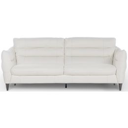 2-Sitzer Calia italia "Cabrini, Design trifft erstklassigen Sitzkomfort, bequem und elegant", wei&szlig; (bianco naturale), B:180cm H:93cm T:98cm, Sofas, 180 Breite