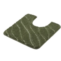 Badematte Kleine Wolke "Tram, Badvorleger, Badezimmer Teppich", gr&uuml;n (forest), H:20mm, Polyacryl, Badematten, Badematte, Badteppich, modernes Wellen Design, Hoch-Tief Effekt
