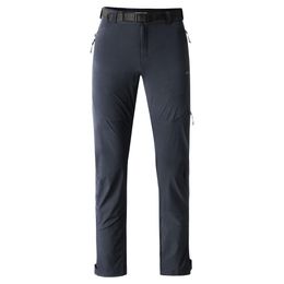 Trekkinghose LPO "Trekkinghose Jorge II Wanderhose Outdoorhose", Herren, Gr. 25, Normalgr&ouml;&szlig;en, grau (caribbean sea), Web, 92% Nylon.8% Elasthan, regular fit kn&ouml;chellang, Hosen Trekkinghose